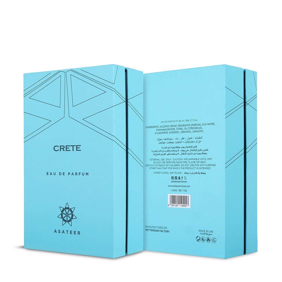 Crete Eau De Parfum - 80ml – Asateer Perfumes